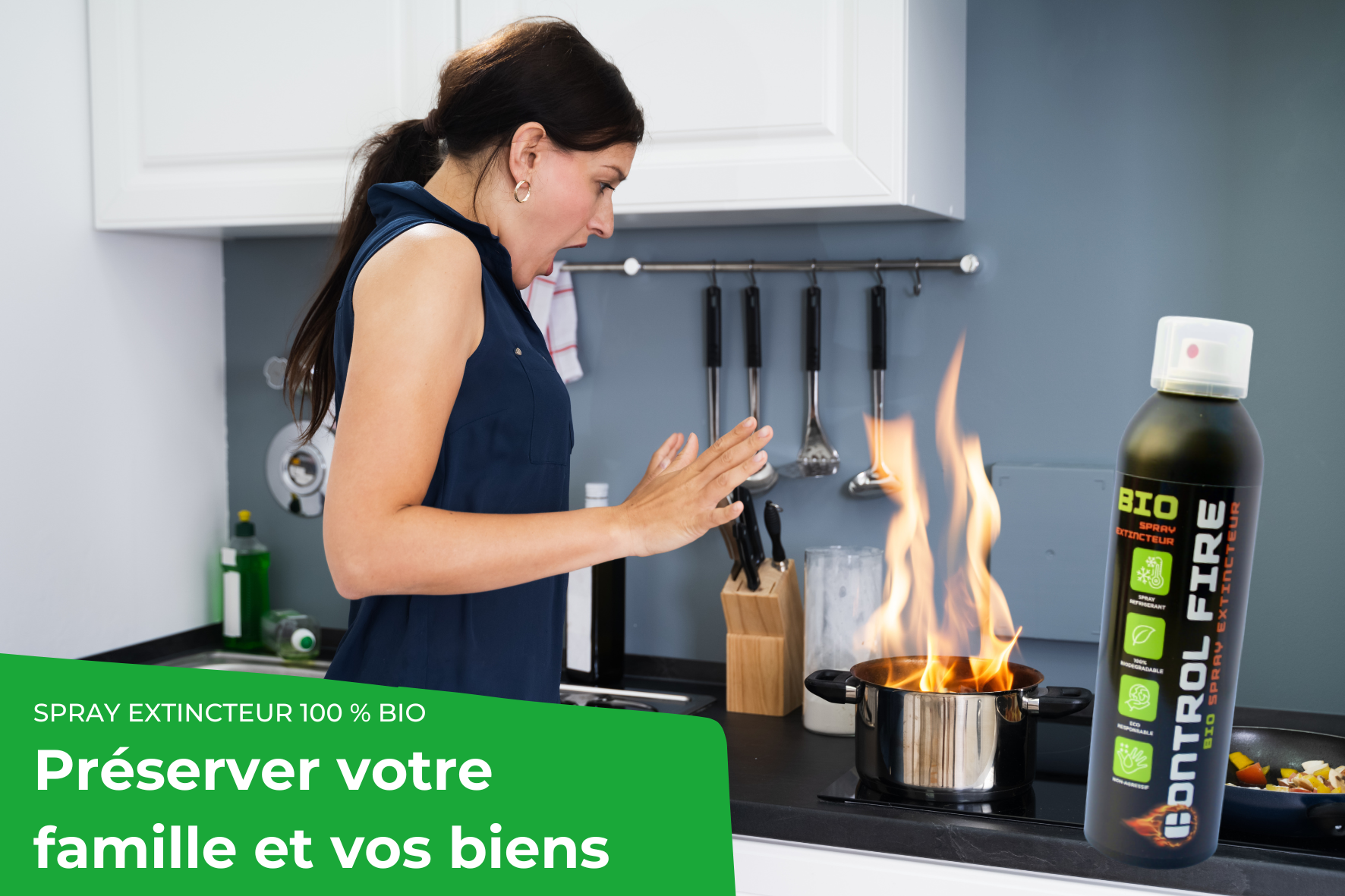 Comment utiliser notre spray extincteur bio – France Fire Safety